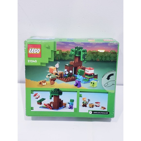Lego | Toys | Lego Minecraft The Swamp Adventure 224 Building Toy Set ...